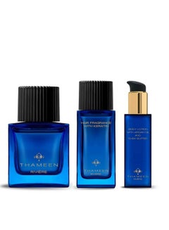 Thameen Thameen Riviere Eau de Parfum, 50 ml + Hair Fragrance With Keratin 50 ml + Body lotion ...