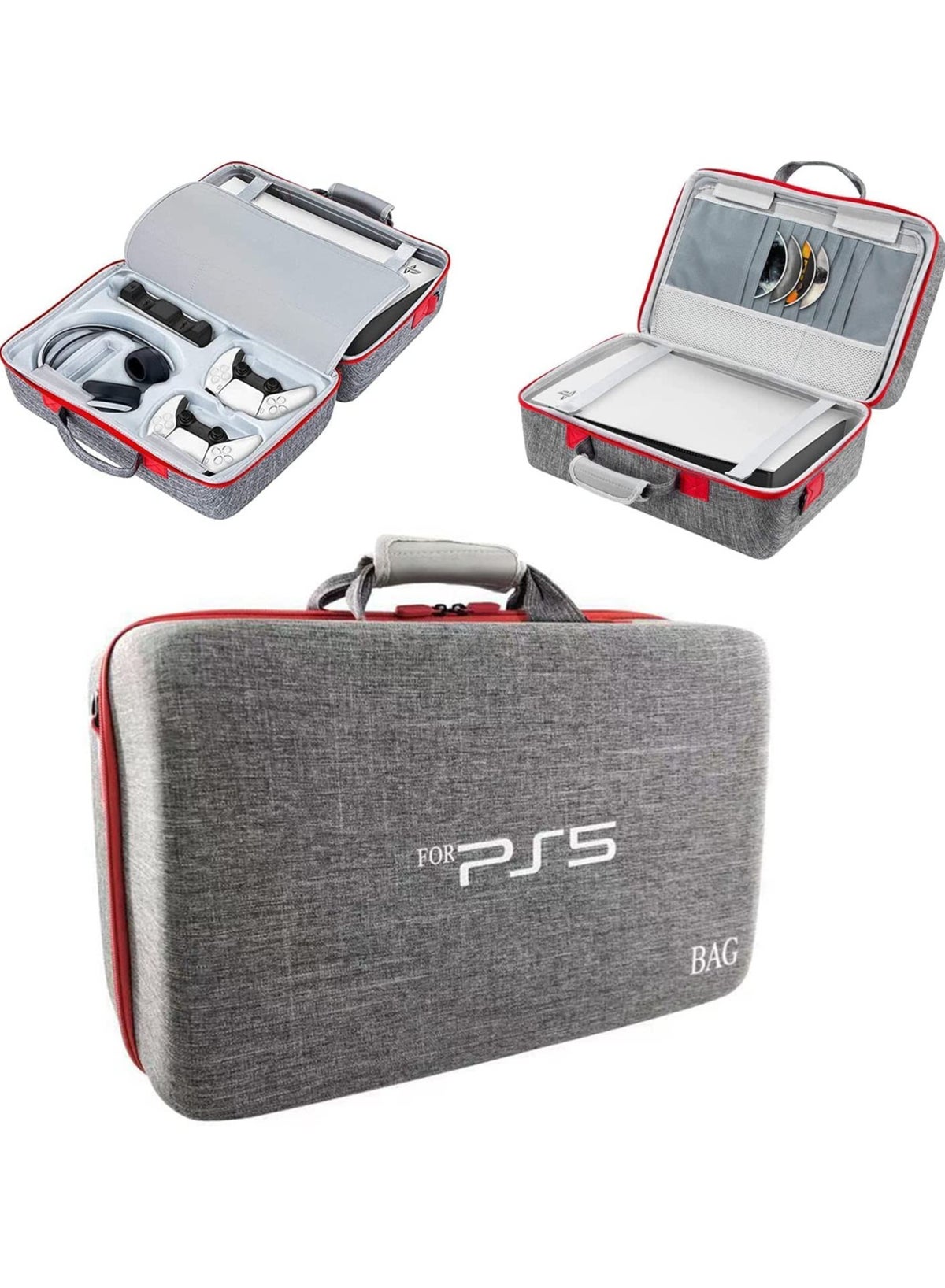 Generic PS5 - Travel Storage Bag For PS5-Shockproof Hard Shell Bag ...