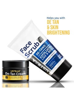 Ustraa Total De-Tan Kit - De-Tan Face Cream, 50Gm - Effective Tan ...
