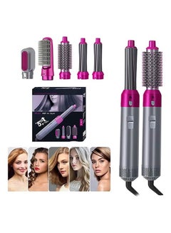 Generic 5-In-1 Hot Hair Styler Silver/Pink 28cm UAE | Dubai, Abu Dhabi