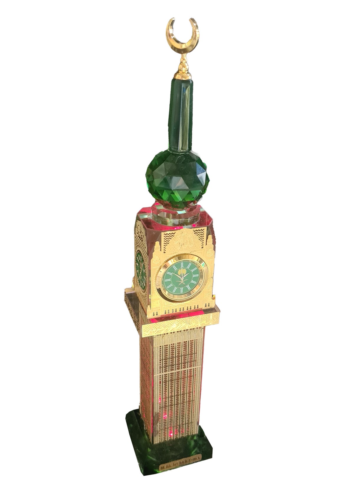 Generic Kaaba Clock Tower with Real Clock Model for Car Ornament Home ...