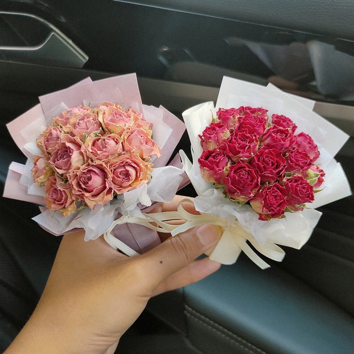 Generic Car Rose Dried Flower Bouquet Air Conditioning Air Outlet ...
