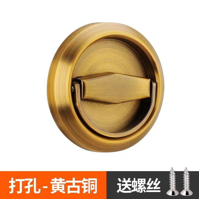 Generic 304 Stainless Steel Fire Door Aisle Door Pull Ring Handle Dark ...