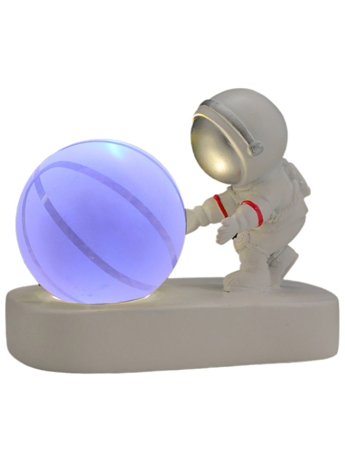 Generic Basketball Colorful Light 3d Crystal Ball Night Light, Crystal ...