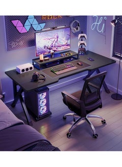 AGD Gaming Desk,Computer Desk, Study Desk Modern, Home Office Desk ,PC ...