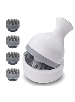 Generic Electric scalp massager with 4 replacement massage heads, scalp ...