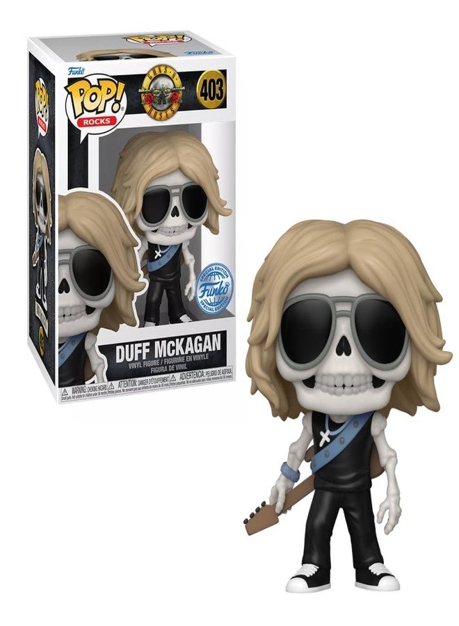 Funko Funko Pop! Rocks: Duff McKagan (Skeleton) Vinyl Figure, 3.8 ...