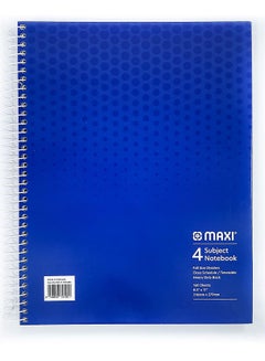 Maxi 160-Sheets 4-Subject Notebook Multicolour UAE | Dubai, Abu Dhabi