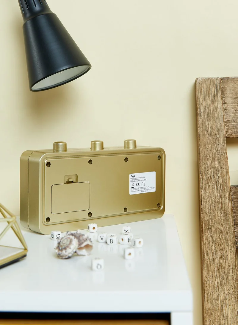 Typo Retro Flip Clock for Women | Best Price Qatar