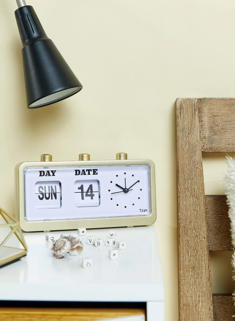 Typo Retro Flip Clock for Women | Best Price Qatar