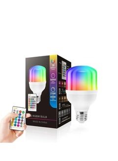 UPSTYLE Color Changing Light Bulb RGB LED Light Bulbs Dimmable,E26/E27 ...