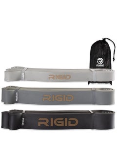 RIGID FITNESS Resistance Bands Set - Heavy Duty Rubber Bands, Pull up ...