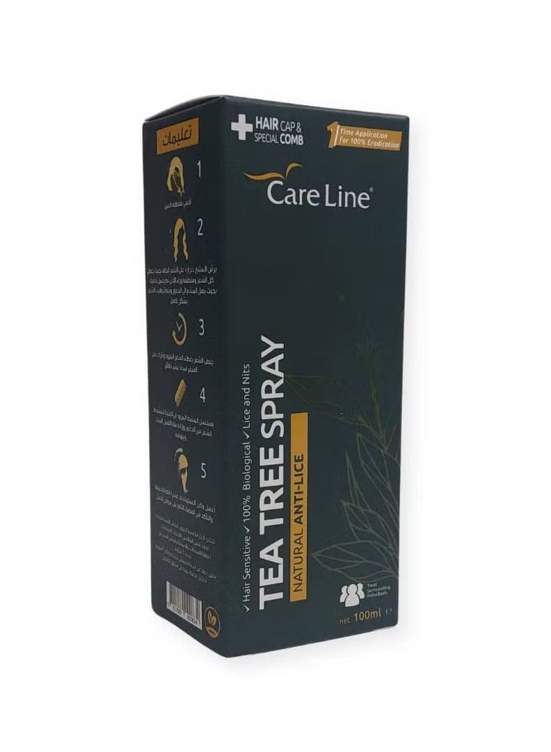 Careline Tea Tree Spray Nattural Anti Lice 100ml | Best Price KSA ...
