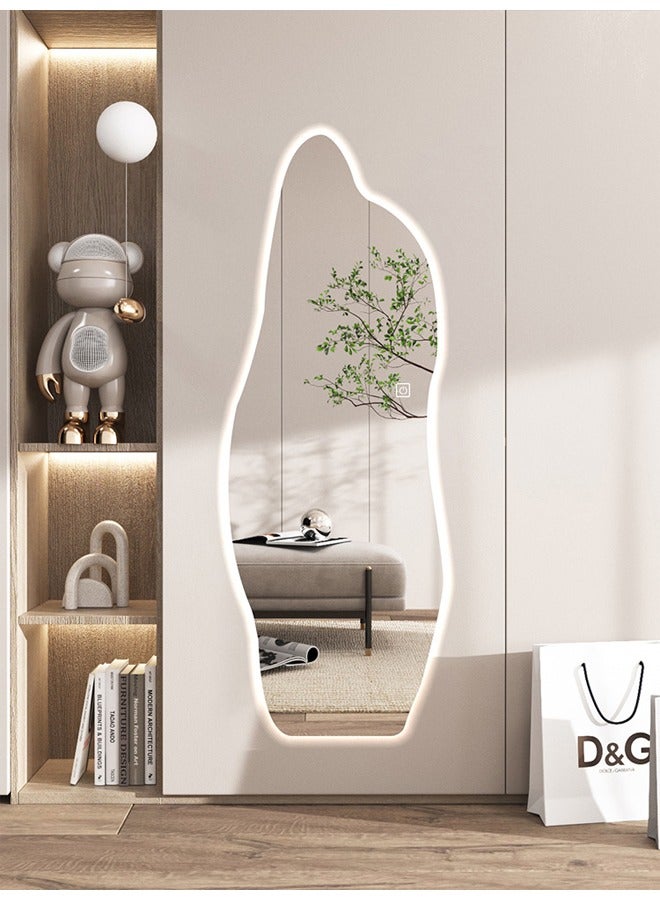 NKX HD Wall Mounted Cloud Shaped Full Length LED Mirror 60X160 CM ...