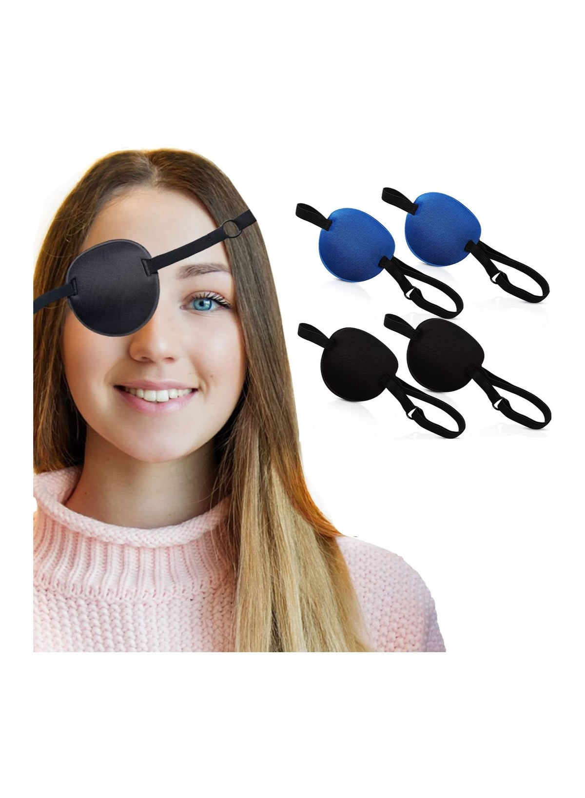 Generic 4-Piece Adjustable Amblyopia Lazy Eye Patches | Best Price KSA ...