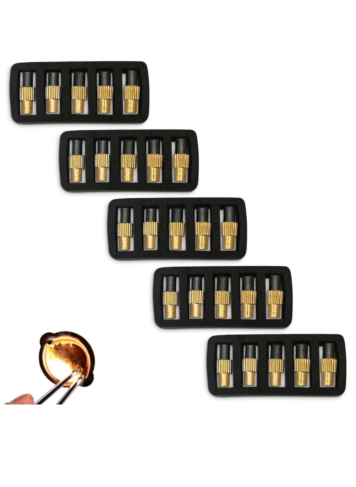 Generic 25 Pcs Flint Strikers Fire Starter Survival Tool, Single Flint ...