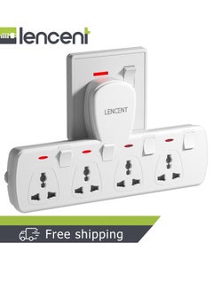 Lencent Electrical Connection, Multi Plug Extension Socket, 4 Way ...