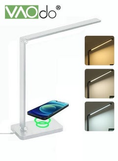 VAOdo LED Folding Desk Lamp 3 Soft Lights With Wireless Charging ...