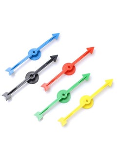 Generic 5 Pack 4-inch Arrow Spinners in 5 Colors for Home and Classroom ...
