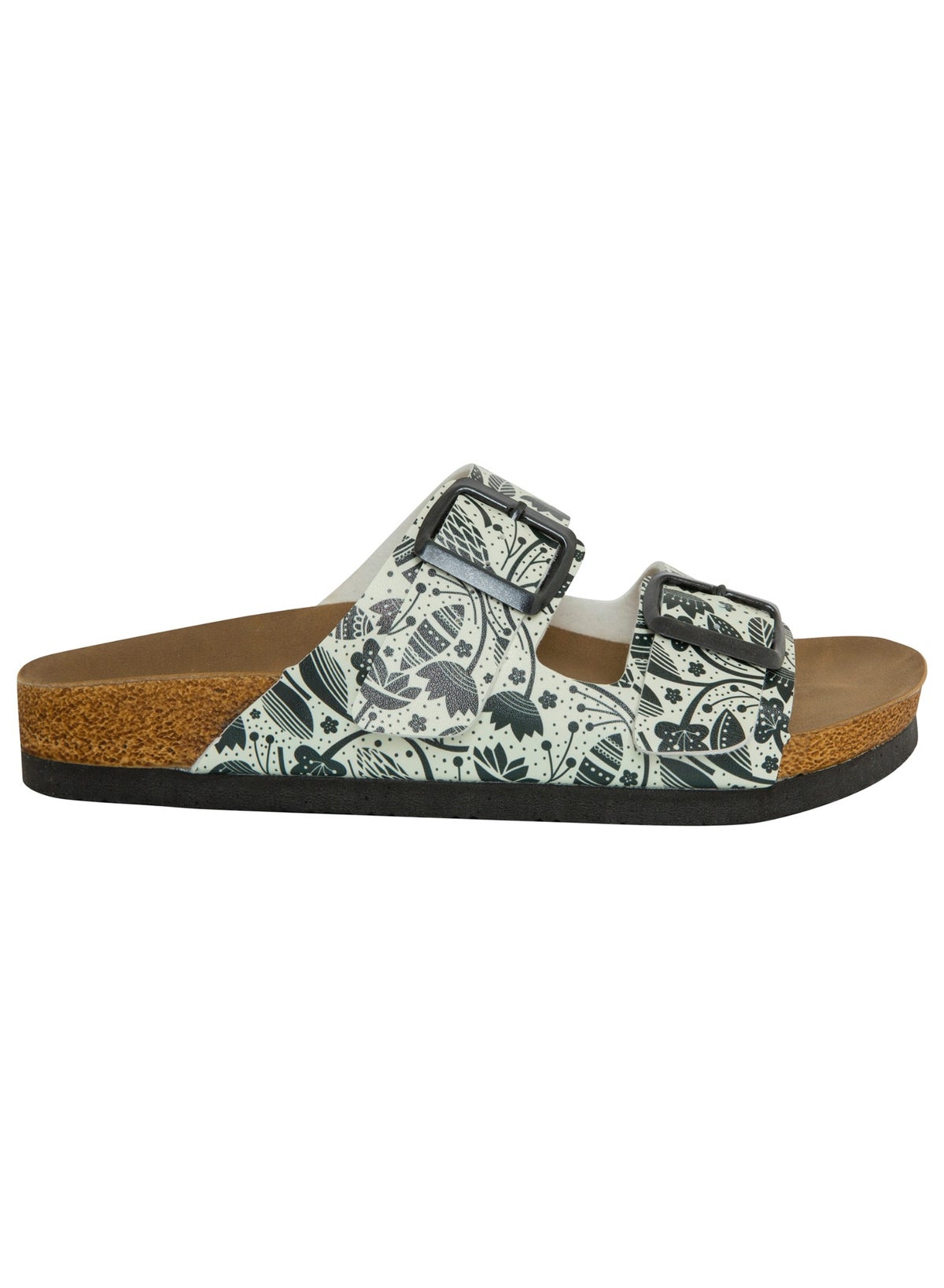 Mumka Flowers in Black and White Sandals | Best Price UAE | Dubai, Abu ...