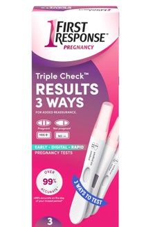 FIRST RESPONSE First Response Triple Check Pregnancy Test 3 ct. KSA ...
