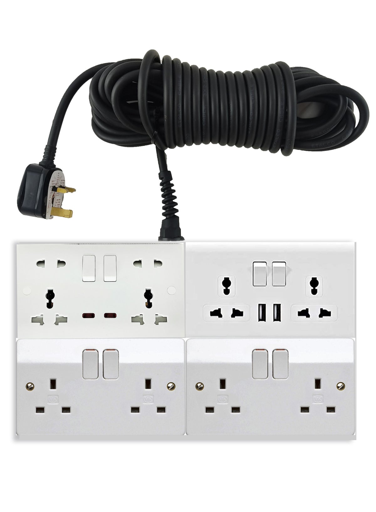 Hassan Hassan Eight Socket Power Max Combo For Heavy Duty Appliances ...