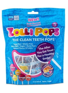 ZOLLIPOPS Clean Teeth Lollipops - AntiCavity Sugar Free Candy with ...