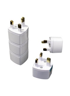 SKY-TOUCH 3 Pieces Universal Travel Plug Adapter, AU, UK, EU to US AC ...