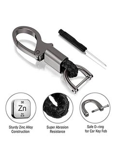 Generic Car Key Fob Keychains Leather Holder Keys Chain Sturdy Metal ...