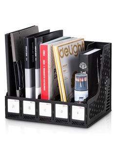 Deli Deli Magazine File Holder, Desk Organizer File 5 Vertical ...
