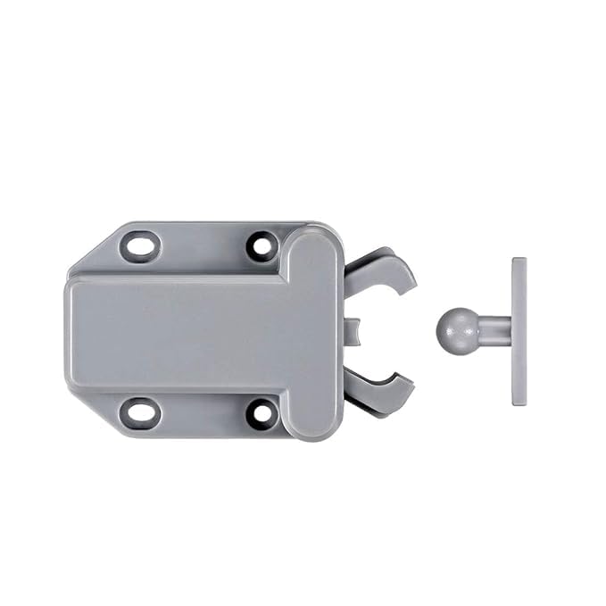 تسوق Elexa Hardware وPush to Open Door Catcher – Durable Push Latch for ...