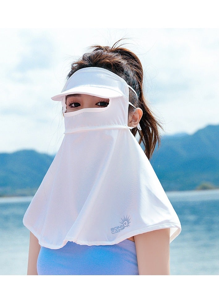 Generic UV Sunscreen Mask Face Shield Cover, Sports Driving Full Face ...