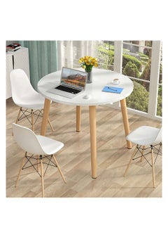 Generic Small round table, living room side table, white round table ...
