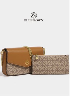 BLLE ROWN BLLE ROWN Women Fashionable Leather Crossbody HandBags With ...