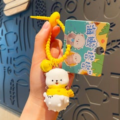 Generic Authentic Otter Tata Keychain Plush Charm Neptune tower doll ...