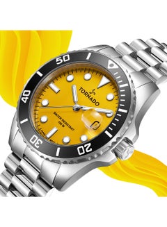 TORNADO Lumina Men's Yellow Dial Analog Wrist Watch - T22001-SBSYB KSA | Riyadh, Jeddah