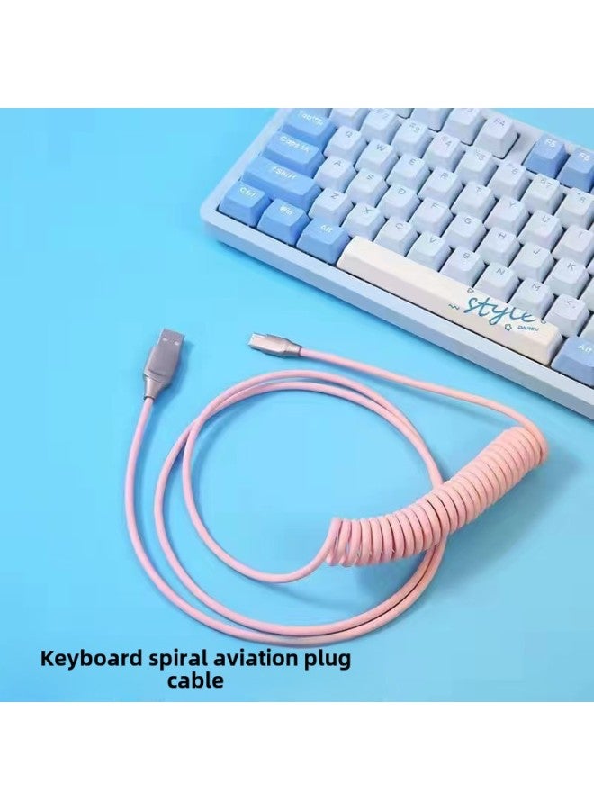 تسوق Generic وKeyboard Wire Aviation Plug Wire Spring Wire Customized ...