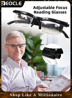REOCLE Flex Focal Adjustable Glasses Focus Adjustable Glasses Dial ...
