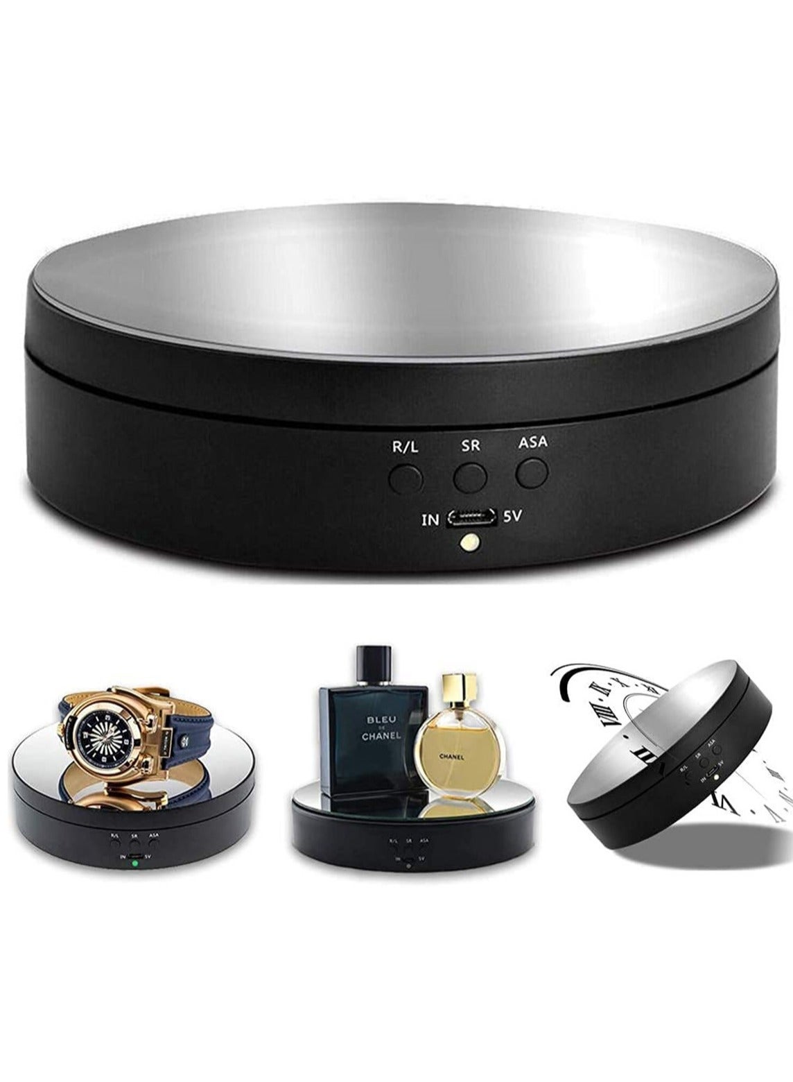 Generic Photography Props 360 Degree Motorized Turntable Show Case ...