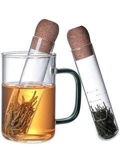 Generic Glass Tube Tea Infuser, Mini Clear Tea Filter for Loose Tea ...