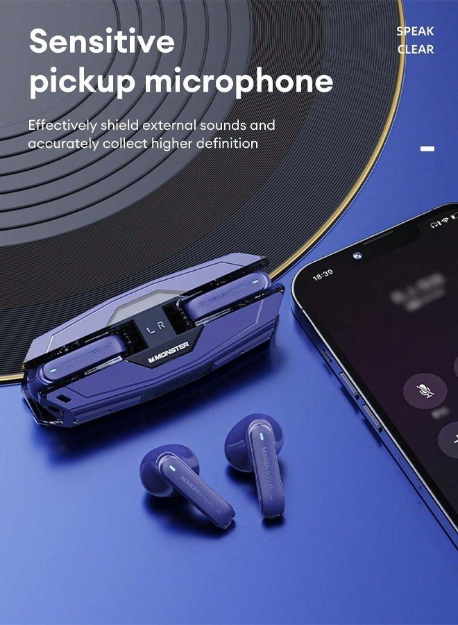 Monster Monster XKT08 Pro Wireless Bluetooth Earbuds Gaming Headphones ...