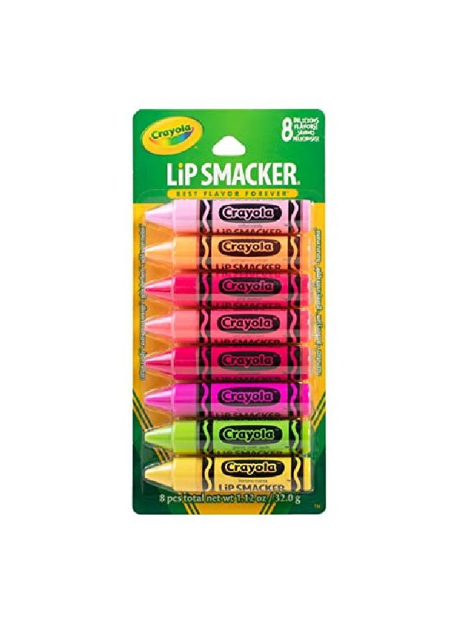 Lip Smacker Crayola Lip Balm Party Pack 8 Count | Best Price KSA ...