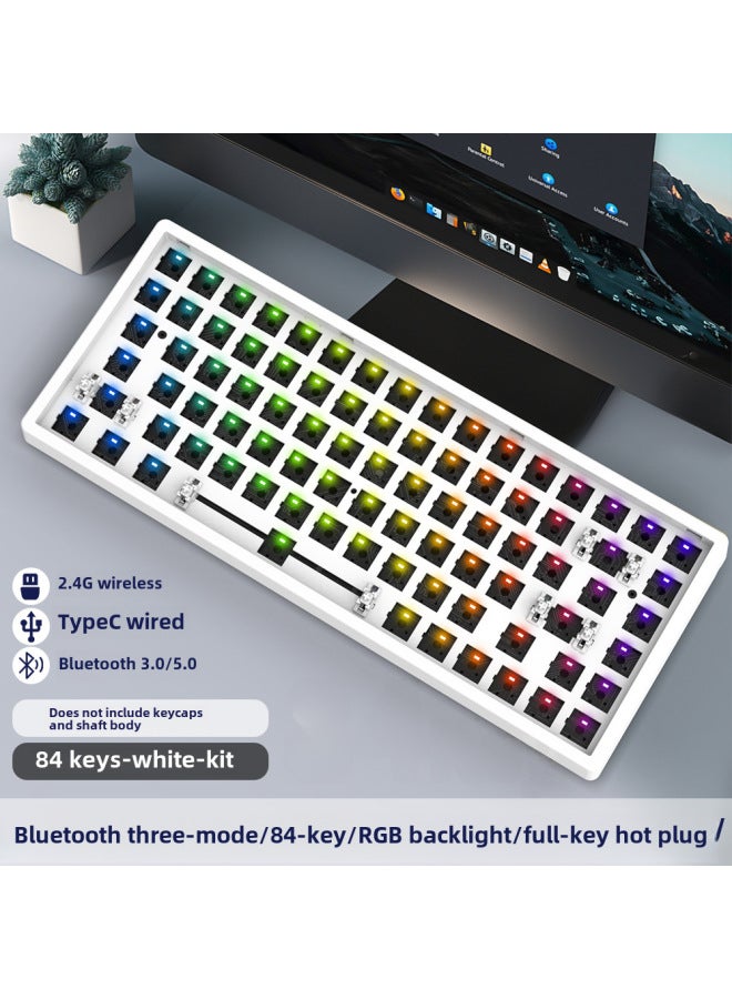 Generic 98-Key Mechanical Keyboard Wireless Bluetooth Wired Triple Mode ...