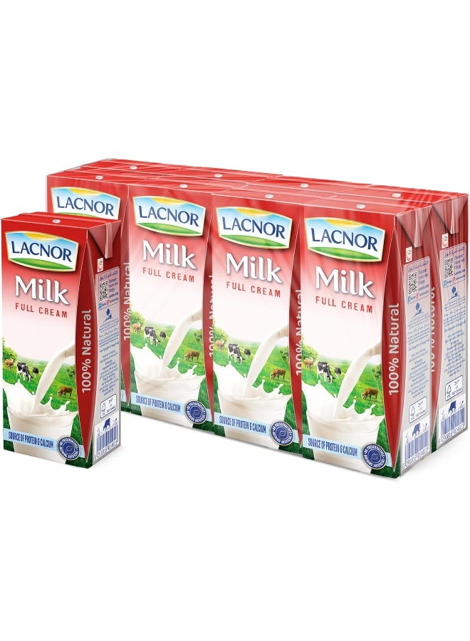 Lacnor Lacnor Essentials Full Cream Milk 180ml x 8 Pieces | Best Price ...