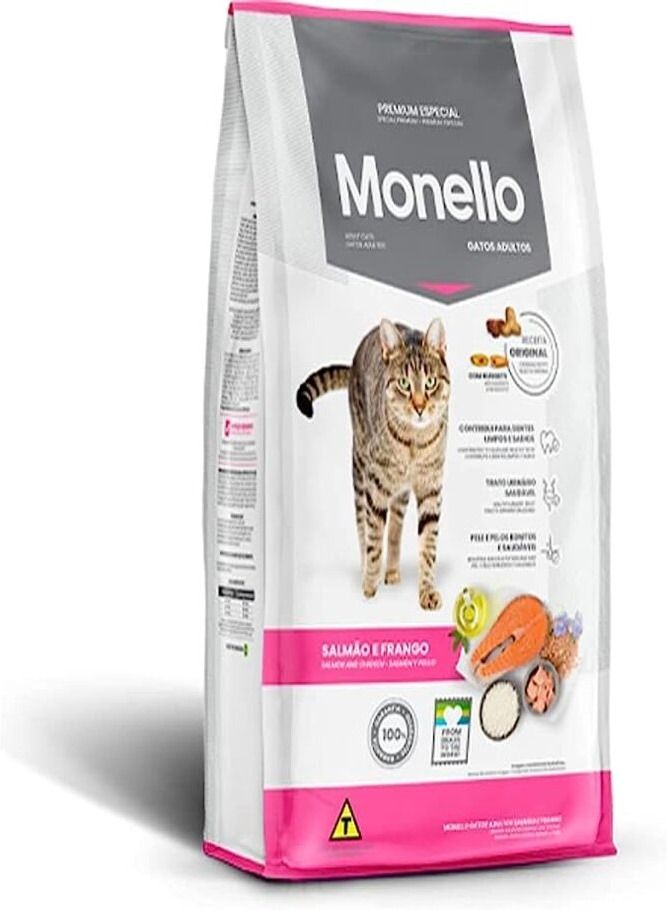 MONELLO monello salmon&chicken for adult cat 7kg | Best Price UAE ...