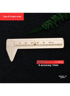 Generic Miniature Small Copper Ruler Plastic Vernier Digital Caliper ...