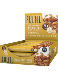 Fulfil Protein Bar (15 x 55g Bars) — Peanut Caramel Flavour 20g High ...