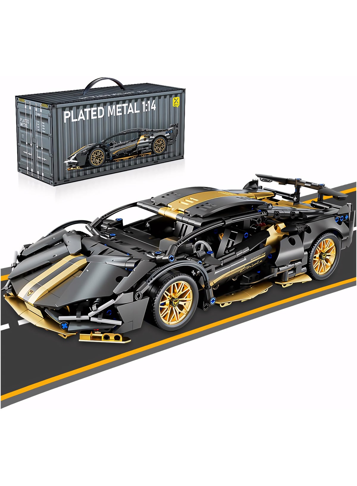 Generic 1:14 Super Sports Car Building Blocks Sets, Technology Sports ...