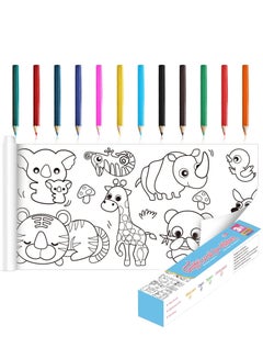 Beauenty Drawing Paper Roll for Kids,Colouring Paper Roll Black/White ...