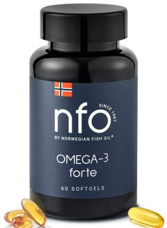 NFO NFO OMEGA 3 FORTE [60 Capsules] UAE | Dubai, Abu Dhabi